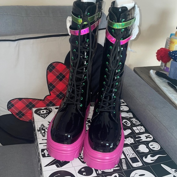 koi | Shoes | Nib Koi Footwear Platform Boots | Poshmark